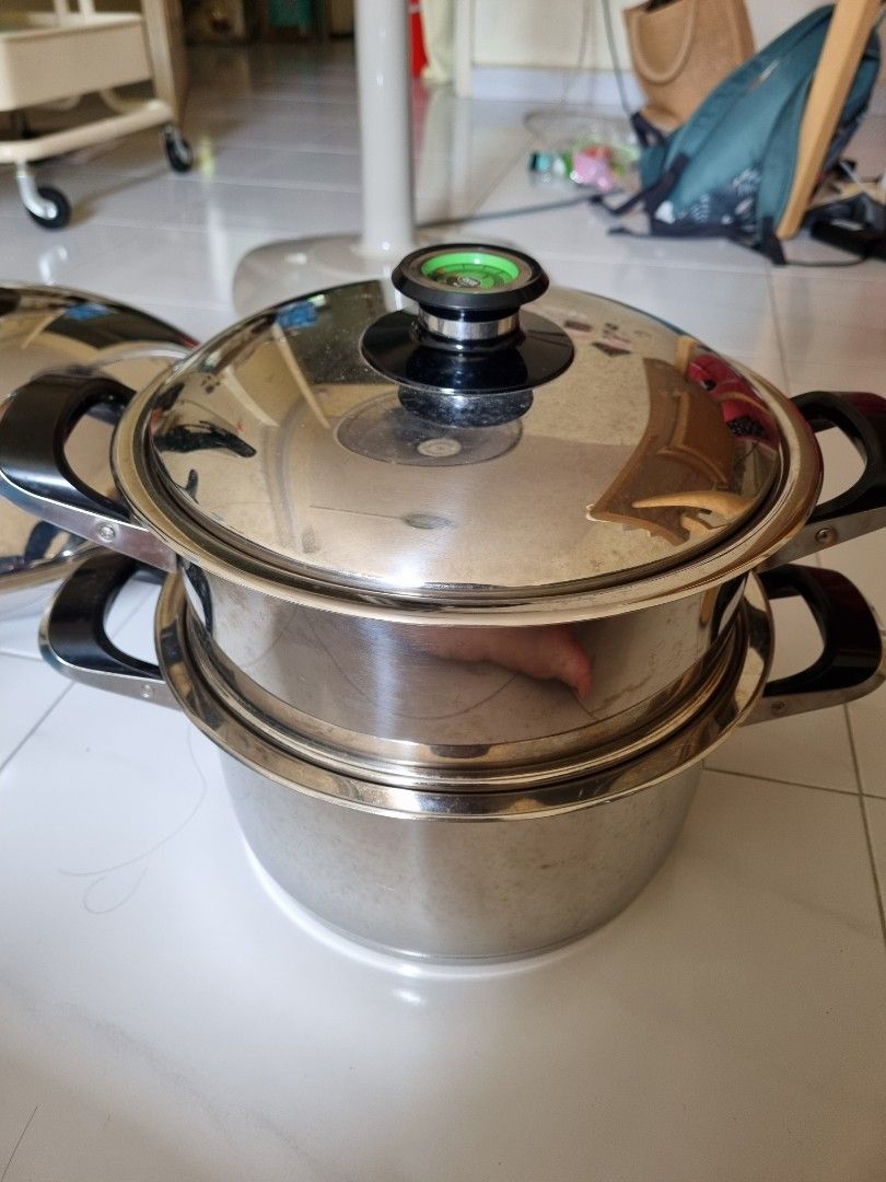 AMC Pot and Steamer, Furniture & Home Living, Kitchenware & Tableware ...