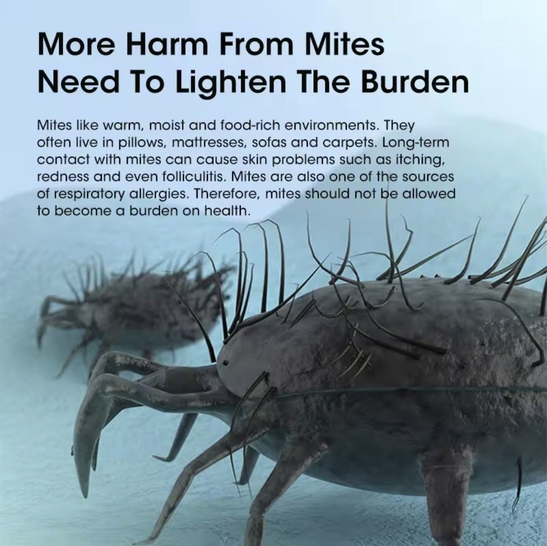 Amoi Wireless Mites Removal Vaccum Cleaner with Free Filter, 1 Step ...