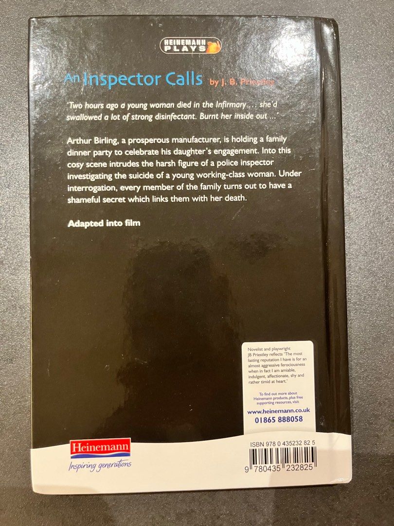 an inspector calls hardcover book, Hobbies & Toys, Books & Magazines ...