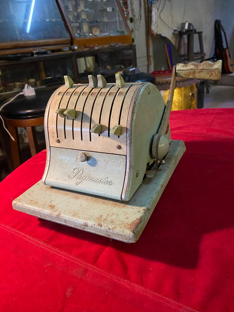 Antique USA Paymaster Cheque Machine., Hobbies & Toys, Collectibles ...