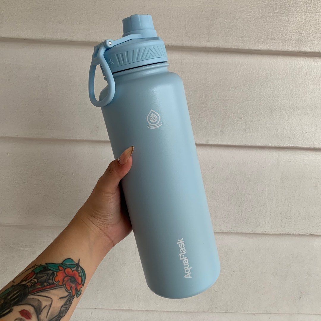 Aquaflask 40oz Powder Blue, Furniture & Home Living, Kitchenware ...