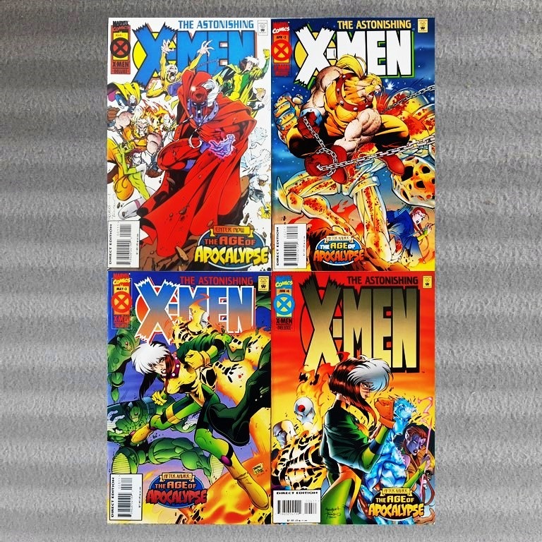 Astonishing X-Men 4/4 (Complete Set) AoA (Marvel Comics) Joe Madureira ...