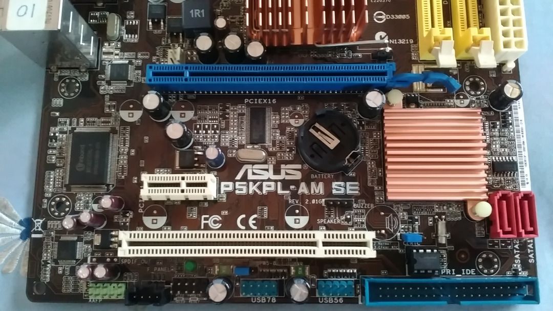 Asus P5KPL-AM SE LGA775 Mother Board FREE CPU + 2GB RAM, Computers & Tech, Parts & Accessories ...