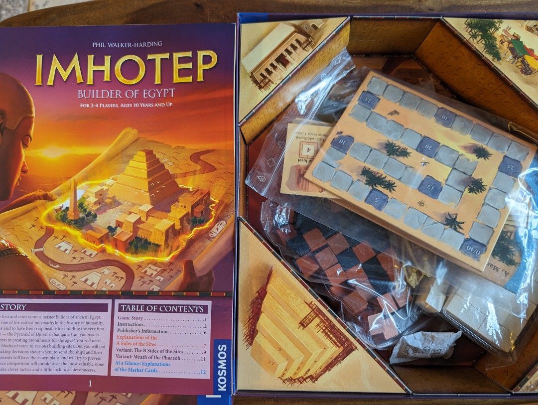 Authentic IMHOTEP Board Game, Hobbies & Toys, Toys & Games on Carousell