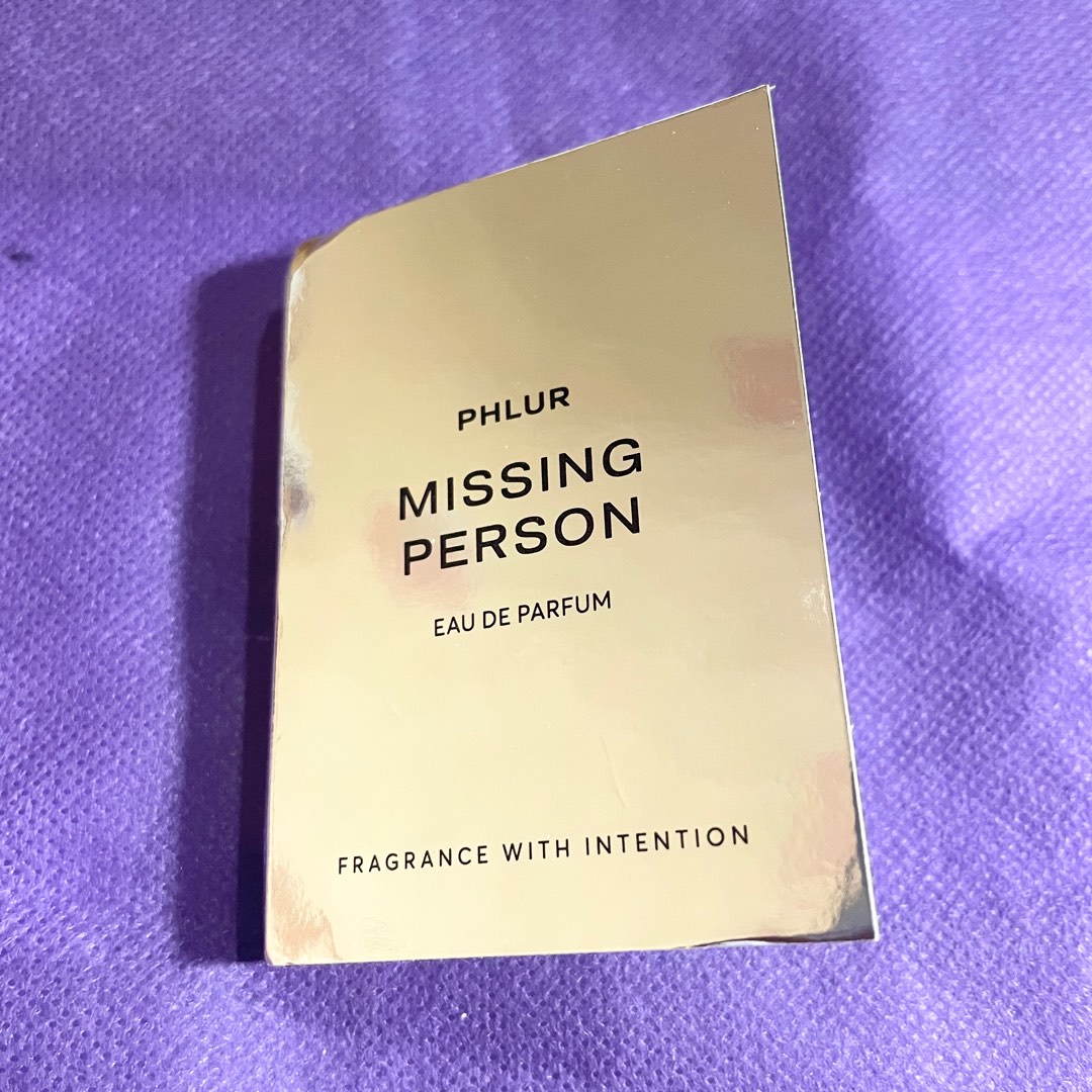 AUTHENTIC Phlur missing person eau de parfum perfume spray, Beauty ...