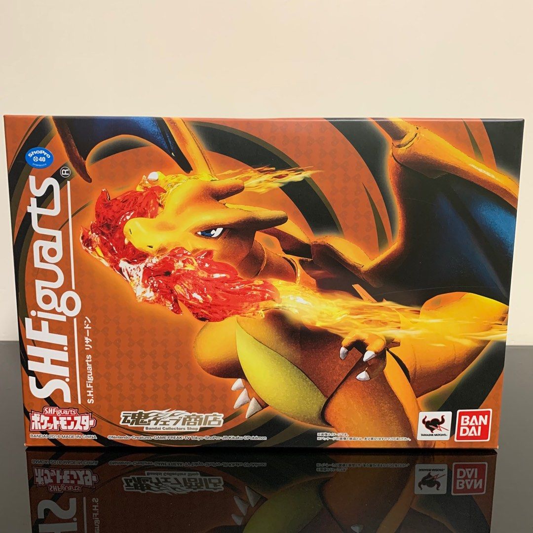 Bandai Shf Pokemon 精靈寶可夢 寵物小精靈 噴火龍 魂shop限定版, 興趣及遊戲, 玩具 & 遊戲類 - Carousell