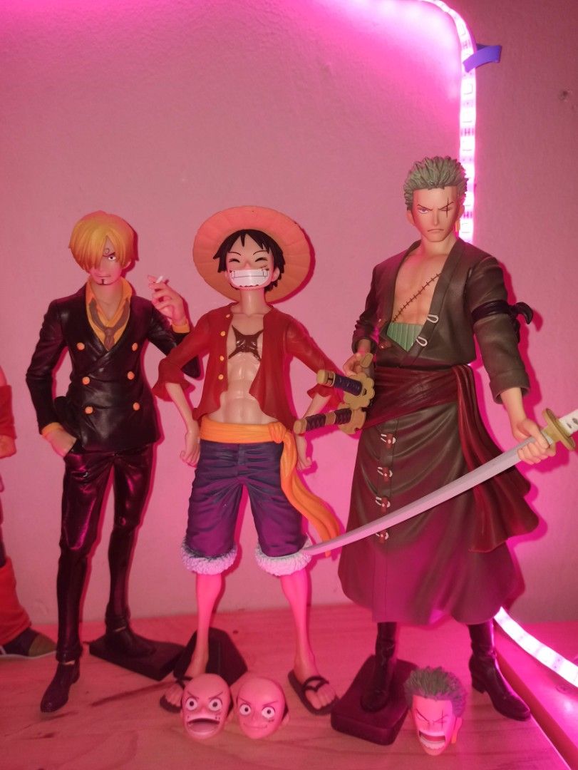 Banpresto zoro sanji luffy sasuke goku bardock vegeta figure, Hobbies ...