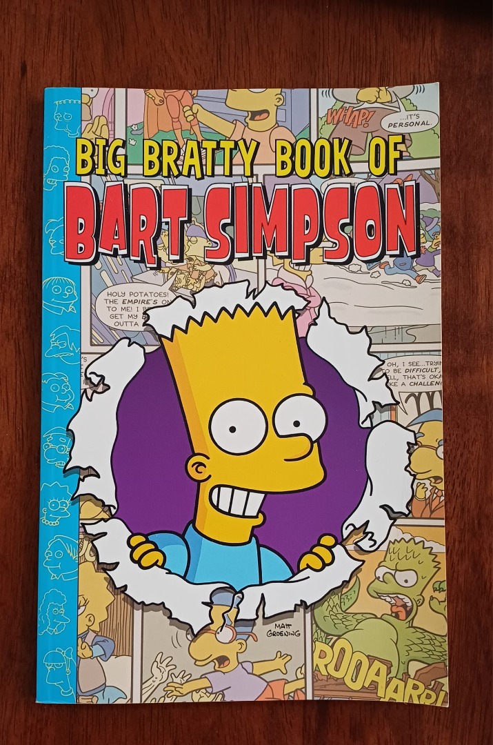 BART SIMPSON - BIG BRATTY BOOK OF BART SIMPSON, Hobbies & Toys, Books ...