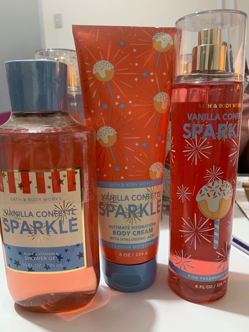 Bath and Body Works shower gel, body cream and fragrance mist set ...
