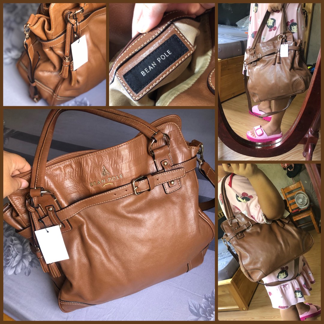 Beanpole 2way Leather Bag, Women's Fashion, Bags & Wallets, Shoulder ...