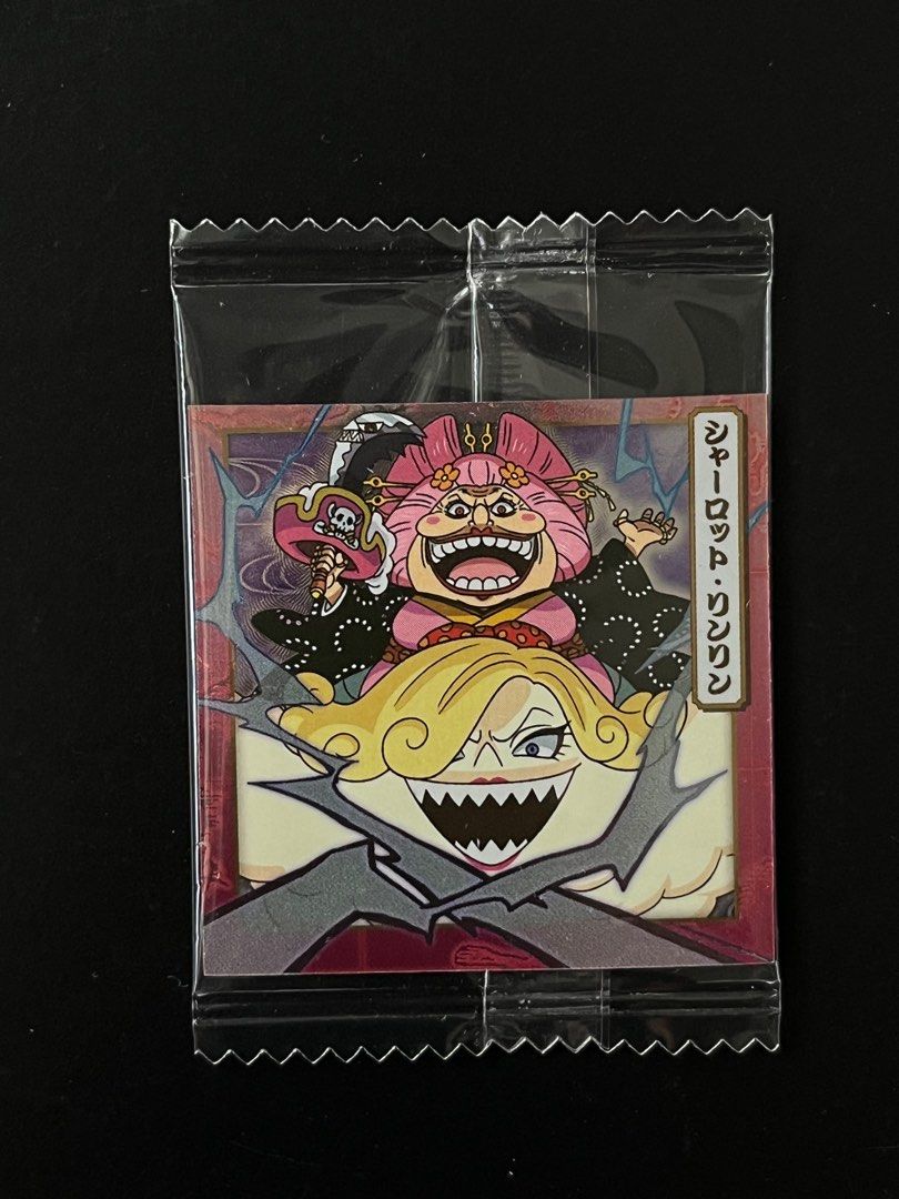 big mama one piece mystery pack sticker square card photo card game ...