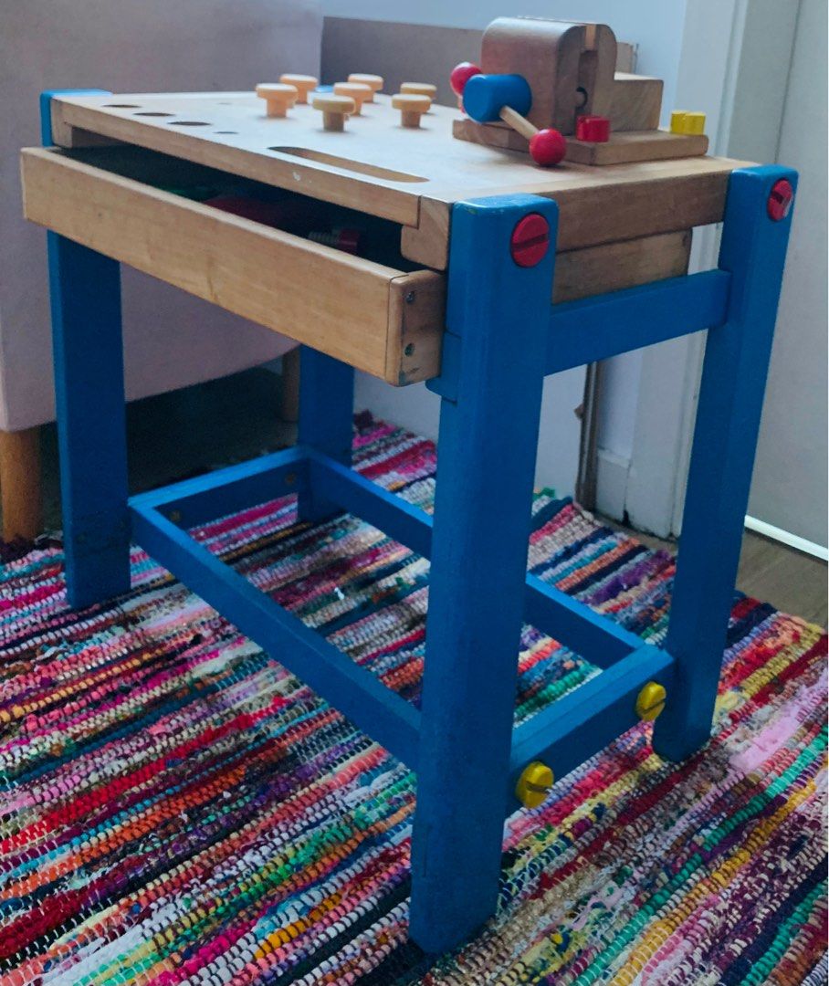 Big wooden Tool Tables from overseas, Hobbies & Toys, Toys & Games on ...