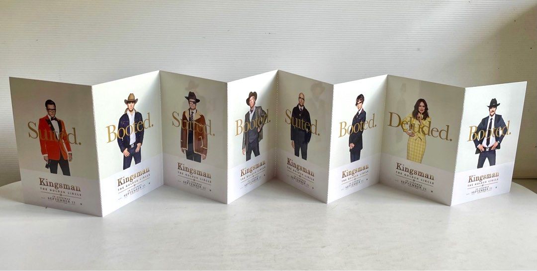 BNIP Kingsman: The Golden Circle Set of 8 Movie Postcard Limited ...