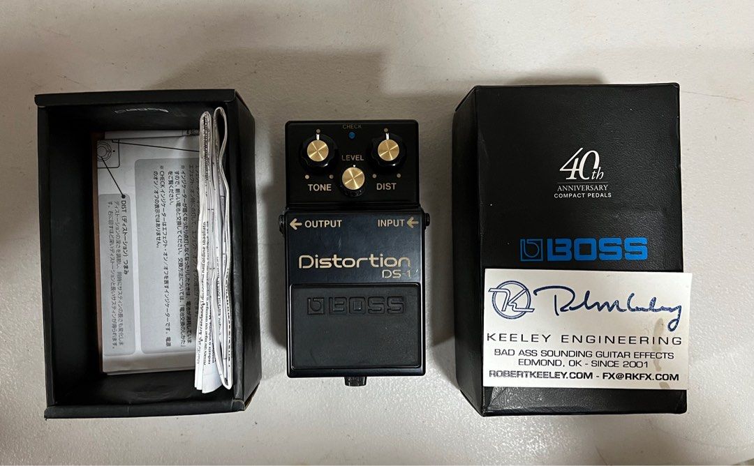 Boss DS-1 40th Anniversary w/ Keeley Mod (Ultra Rare), Hobbies & Toys ...