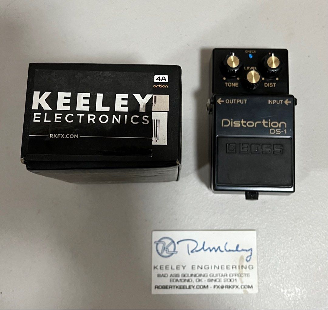 Boss DS-1 40th Anniversary w/ Keeley Mod (Ultra Rare), Hobbies & Toys ...