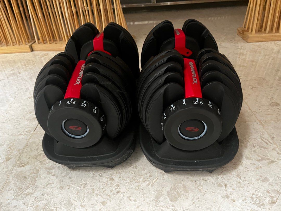 Bowflex adjustable dumbbells, Sports Equipment, Exercise & Fitness ...