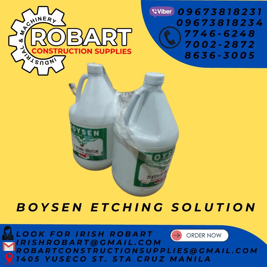Boysen Etching Solution, Commercial & Industrial, Construction Tools ...