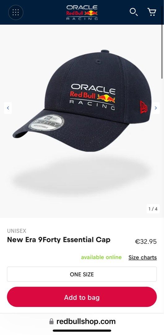 Brand New F1 2023 Oracle Redbull Racing New Era 9Forty Essential Cap, Men's Fashion, Watches ...