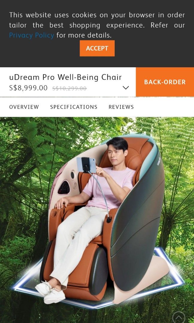 Brand new OSIM uDream Pro with delivery date in October by Osim, Health ...