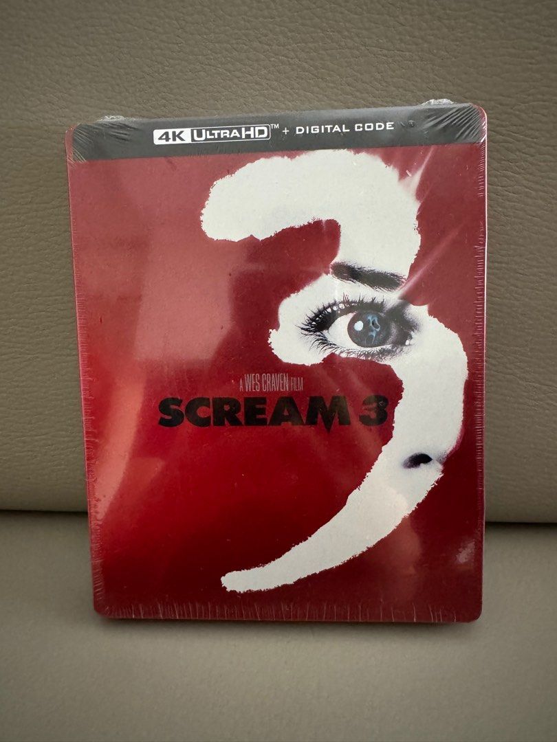 Brand New Sealed Scream 3 4K UHD + Digital Steelbook, Hobbies & Toys ...