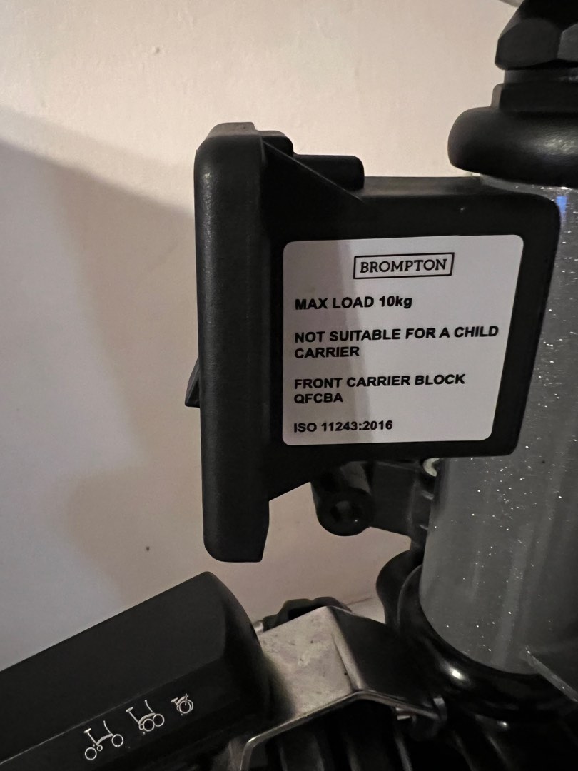 Brompton Carrier Block, Sports Equipment, Bicycles & Parts, Parts ...