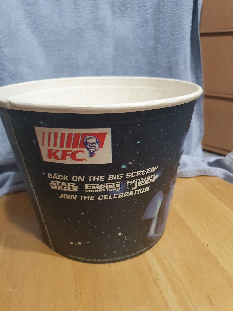 Bucket from KFC star Wars Trilogy many different bucket designs ...