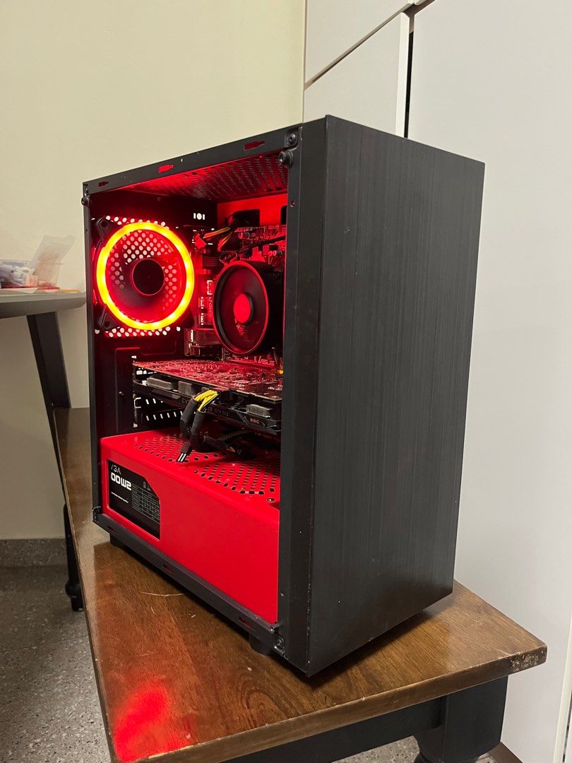 RYZEN 5 BUDGET RGB GAMING PC DESKTOP CPU AMD GTX SSD HDD 16GB RAM CHEAP ...