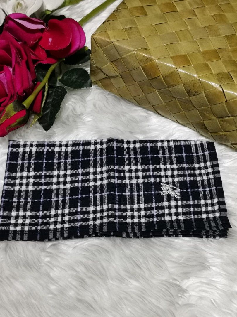 Burberry Handkerchief, Men's Fashion, Watches & Accessories, Handkerchief & Pocket Squares on ...