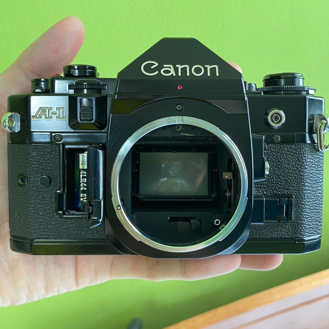 [TESTED] Canon A1 Film Camera Kit with FD 50mm 3.5 SSC Macro Lens 35mm ...