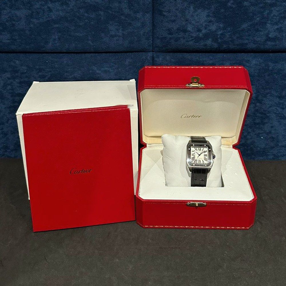 Cartier Santos 100 Medium 2878, Luxury, Watches on Carousell