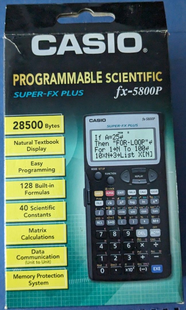 Casio Calculator, Computers & Tech, Office & Business Technology on Carousell