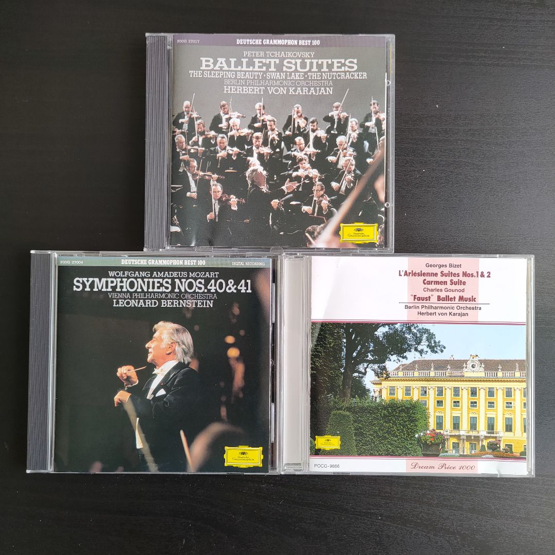 CD / BERNSTEIN SOLD / KARAJAN + BERNSTEIN LOT (CAN BE SOLD SEPARATELY ...
