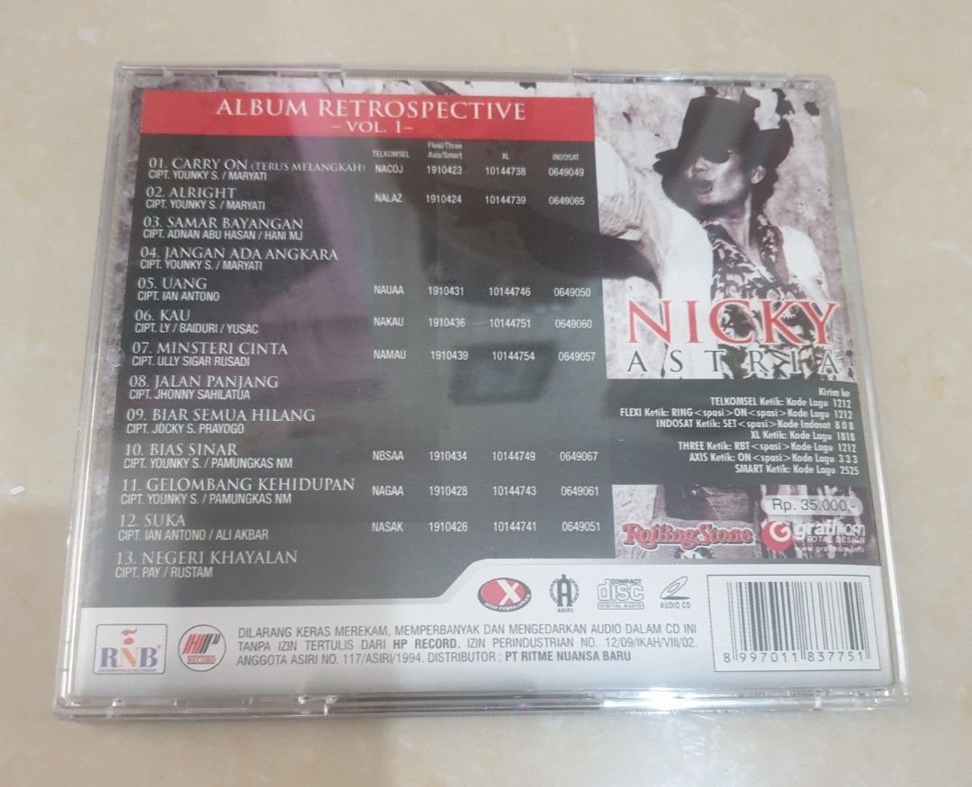 CD Nicky Astria - Album Retrospective Vol. 1, Musik & Media, CD, DVD ...