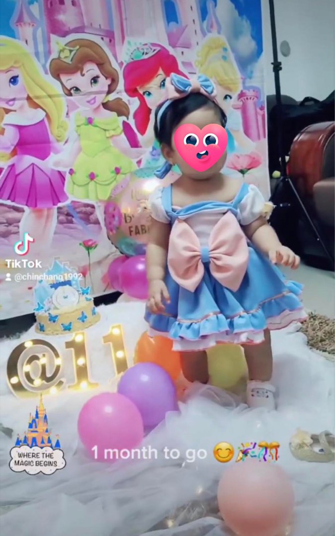 Cinderela baby, Babies & Kids, Babies & Kids Fashion on Carousell