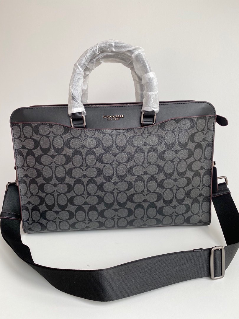 Coach f72989 mens briefcase, Men's Fashion, Bags, Briefcases on Carousell