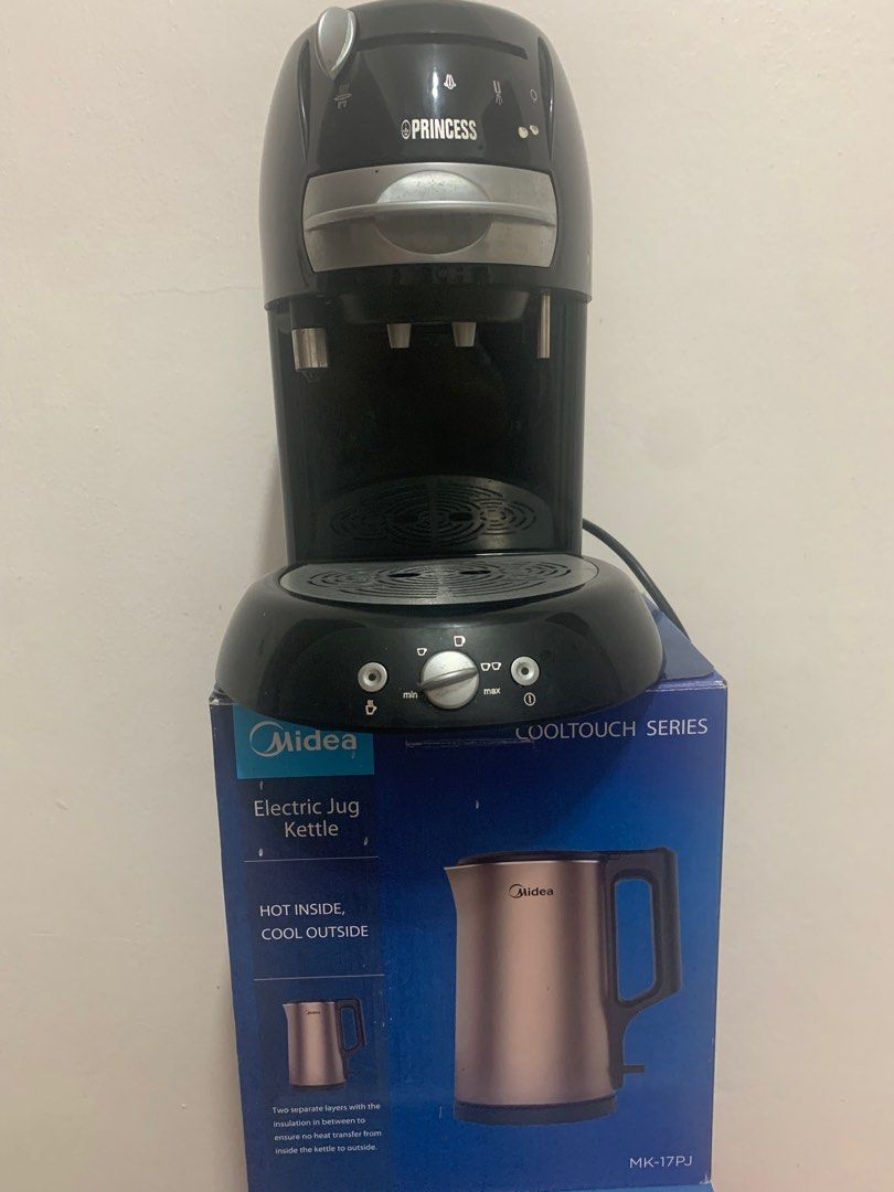 Combo sales princess cafe italiano & Midea Electrical jug kettle., TV ...