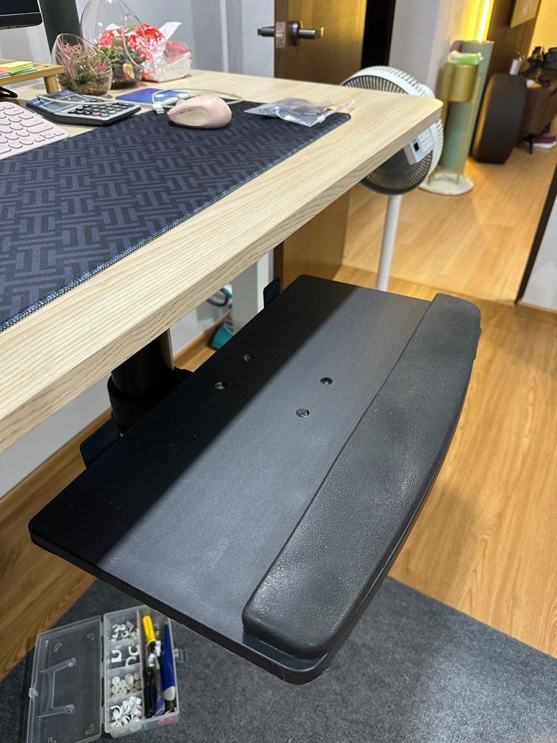 (Nego) Computer desk keyboard bracket adjustable, Computers & Tech ...