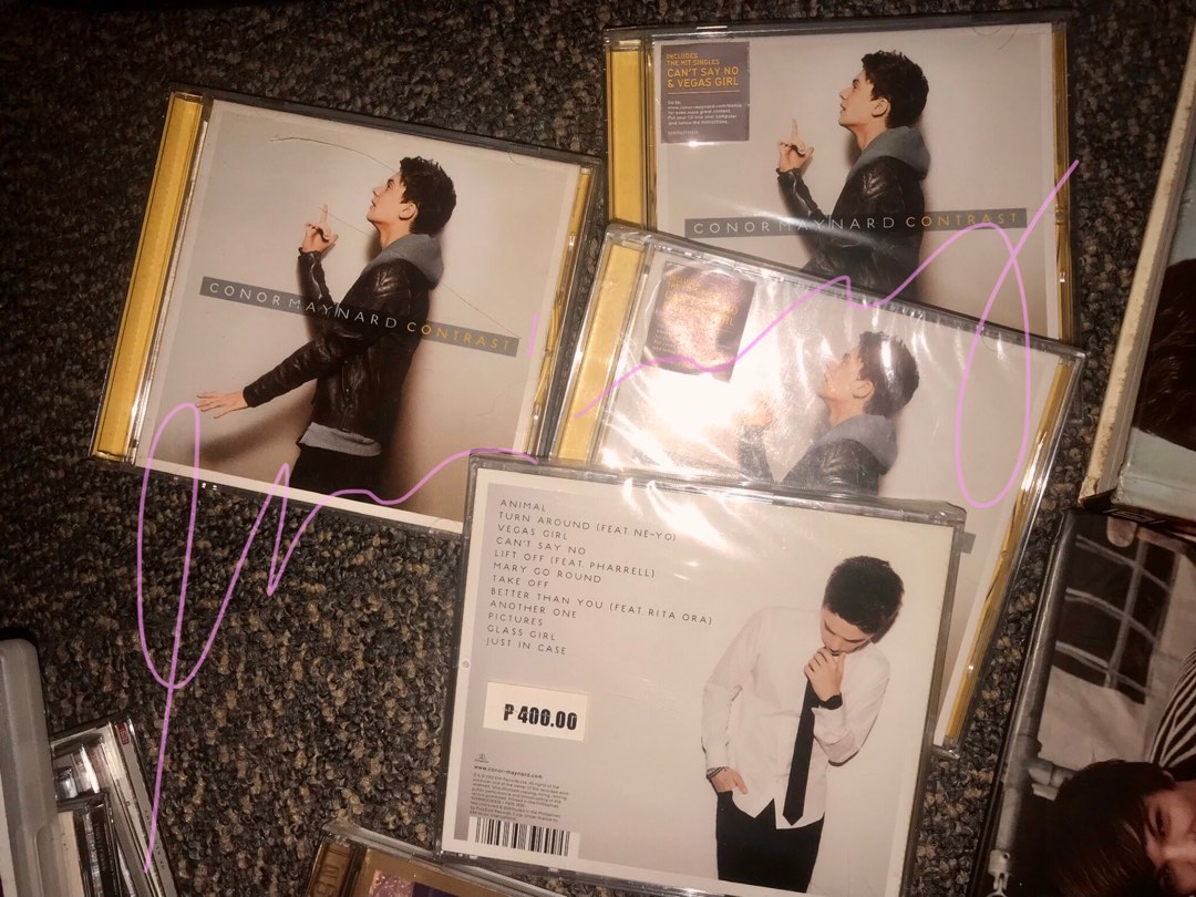 Conor Maynard Albums Sealed and Unsealed, Hobbies & Toys, Music & Media ...