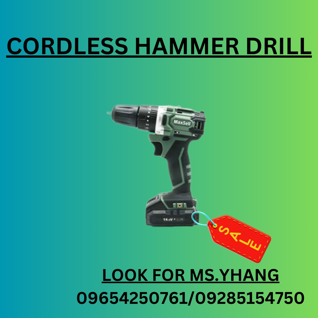 Cordless Hammer Drill Commercial And Industrial Construction Tools