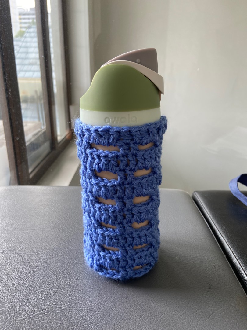 Crochet owala water bottle sleeve, Furniture & Home Living, Kitchenware ...