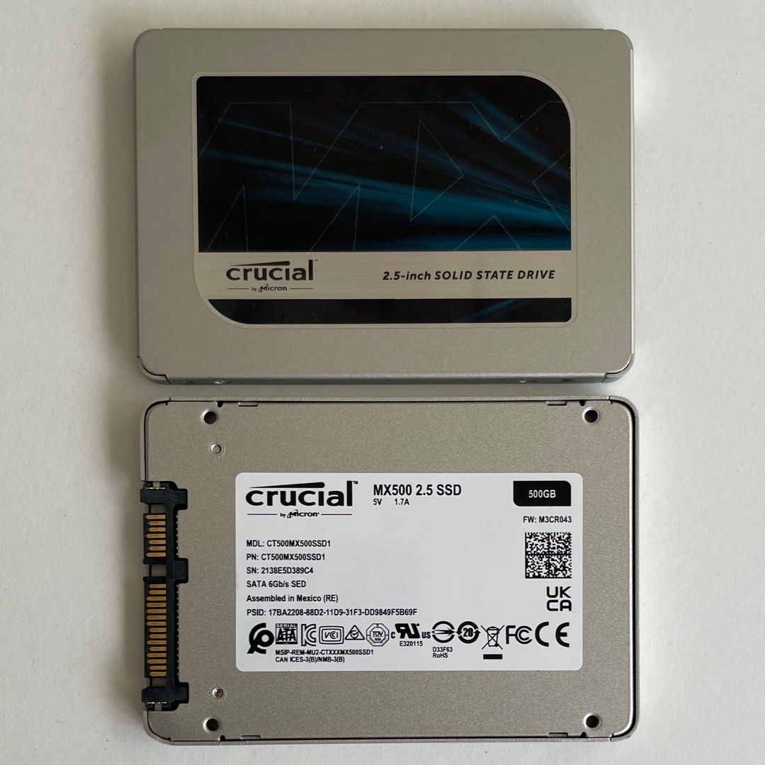 Crucial MX500 500GB Solid State Drive, Computers & Tech, Parts ...