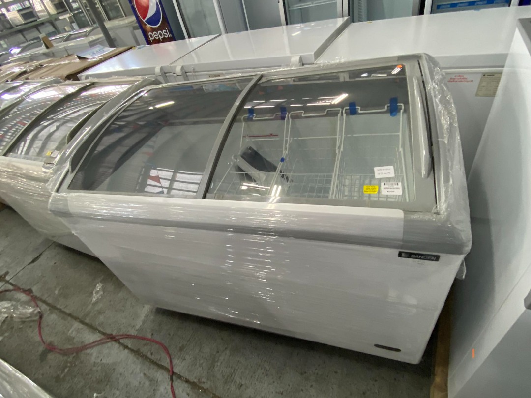 CURVE GLASS CHEST FREEZER, TV & Home Appliances, Kitchen Appliances ...