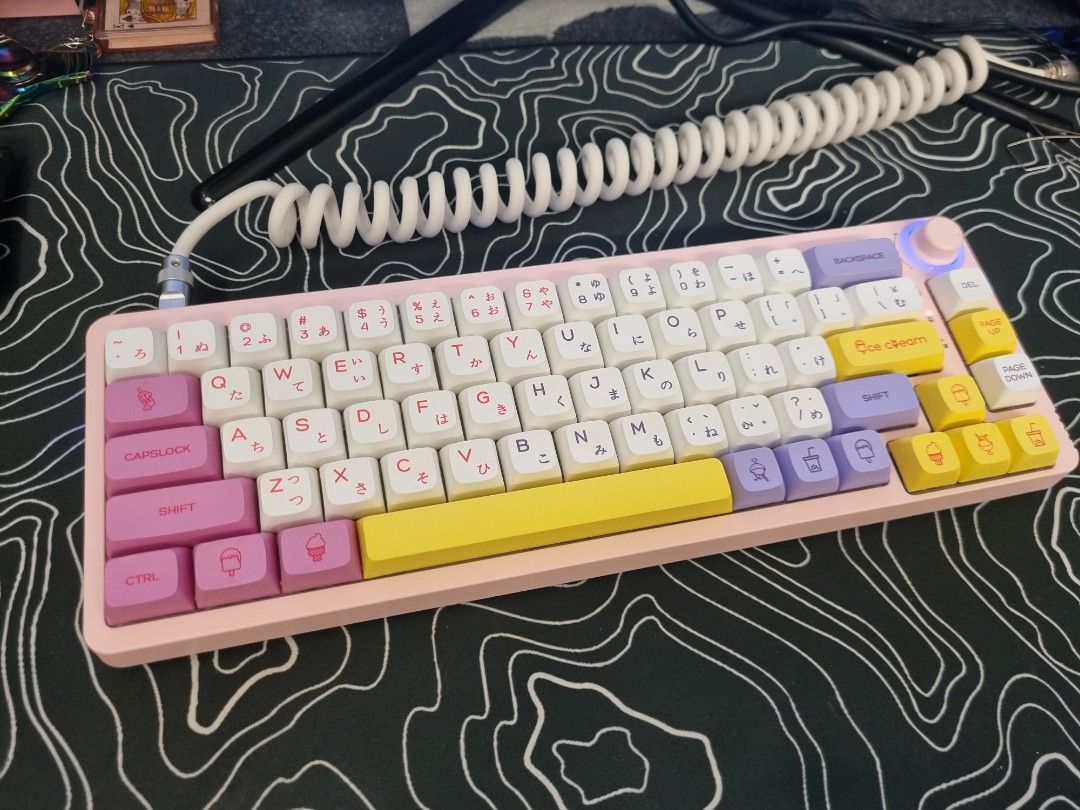 Custom Mechanical Keyboard 65% Tm680 budget hotswappable linear, Computers & Tech, Parts ...