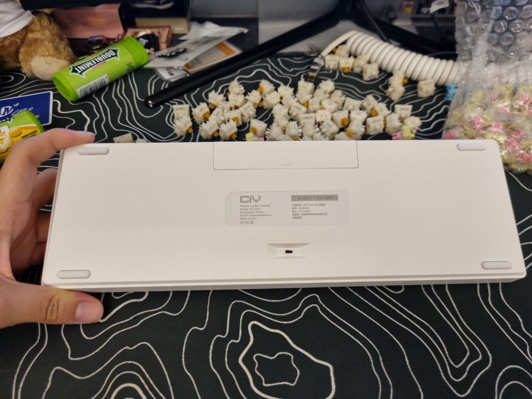 Custom mechanical keyboard 65% Tester68 hotswappable budget, Computers ...