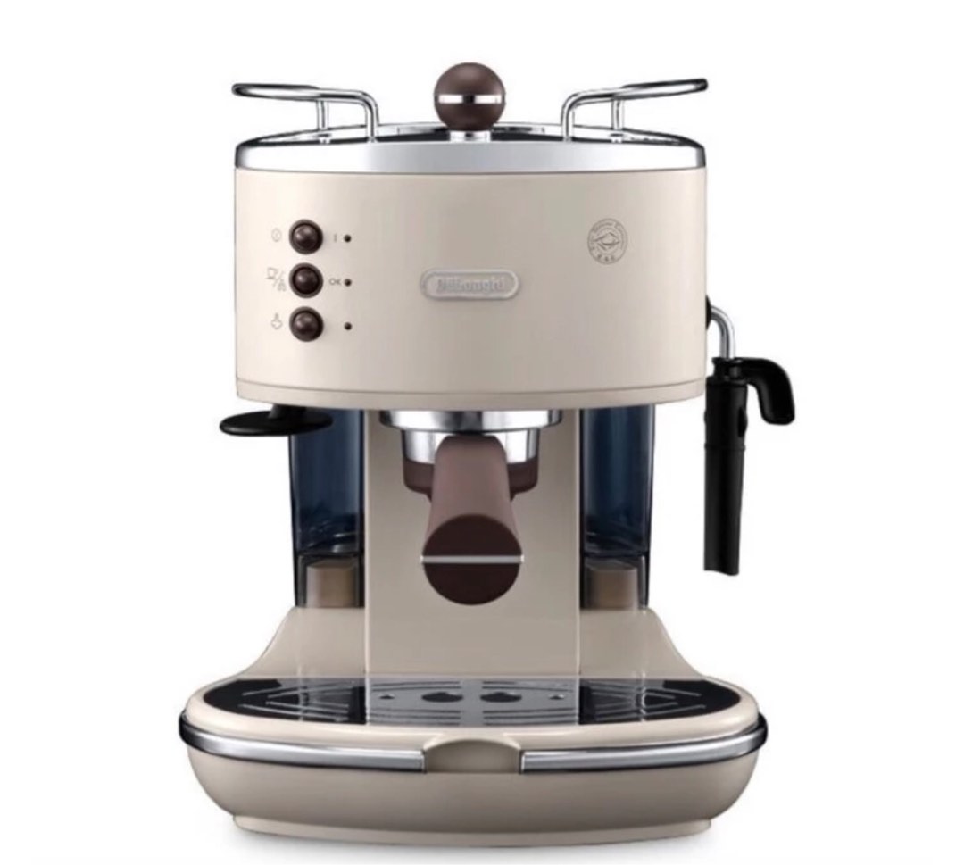 DeLonghi Icona Vintage ECOV311.GR Semi-Automatic Coffee Machine, TV ...