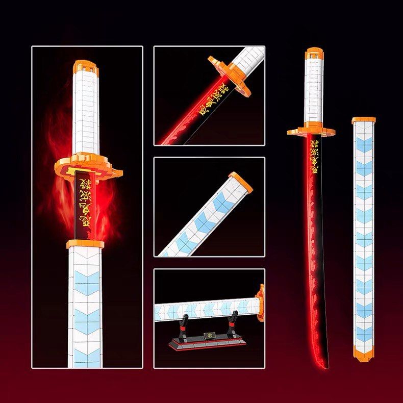 Demon Slayer Rengoku Sword Lego, Hobbies & Toys, Toys & Games on Carousell