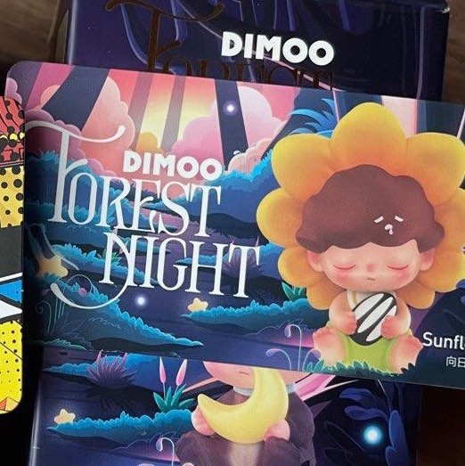 Dimoo Sunflower Popmart Forest Night, Hobbies & Toys, Toys & Games on ...