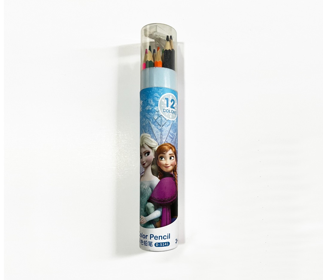 Disney Frozen Colour Pencil with Sharpener (12 pcs), Hobbies & Toys ...