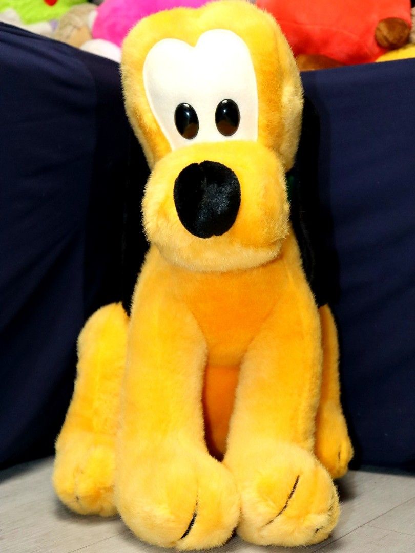 Disney Pluto Stuffed toy - 40cm, Hobbies & Toys, Toys & Games on Carousell
