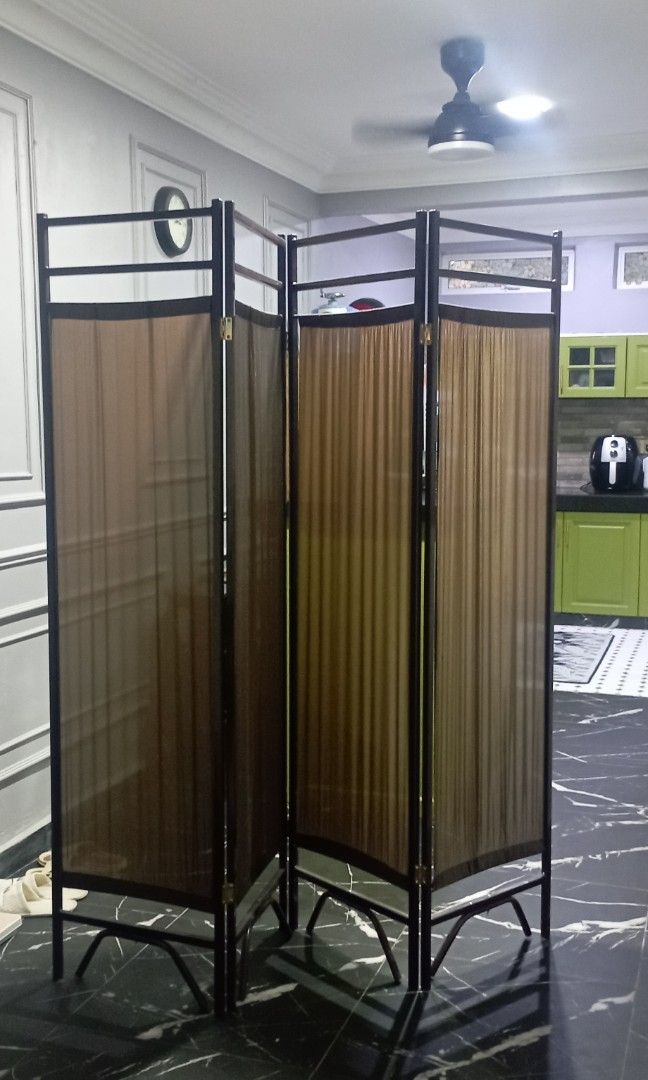 Room Divider /partitioning stand curtain, Furniture & Home Living, Home ...